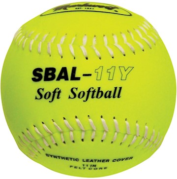 Markwort Soft Softball - 11 Yellow - Dozen