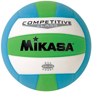 Mikasa Competitive Class Volleyball - Green/White/Blue